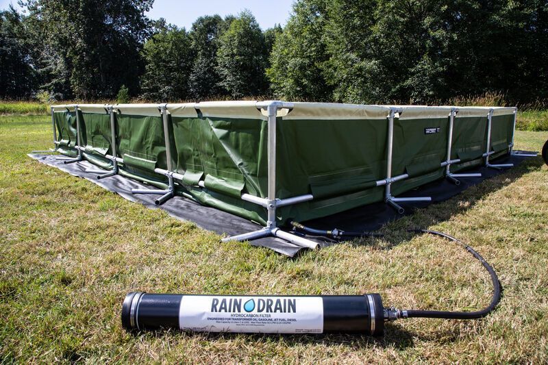 Frame Supported Berm | Spill Containment Berms & Trays | West Coast ...